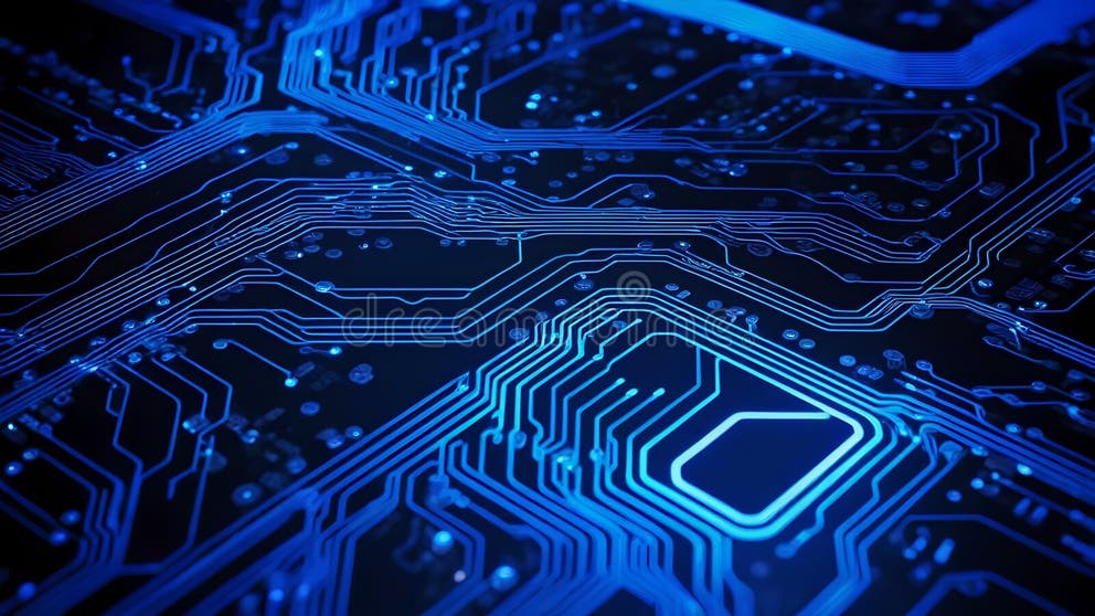 High-tech Circuit Board Background, Abstract Digital Technology ...
