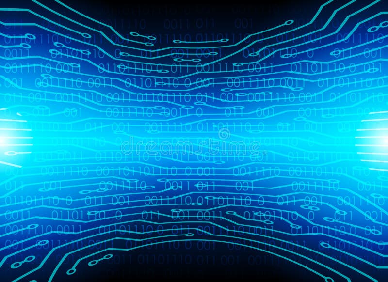 High-Tech Circuit Board Background, Technology Blue Circuit Abstract ...