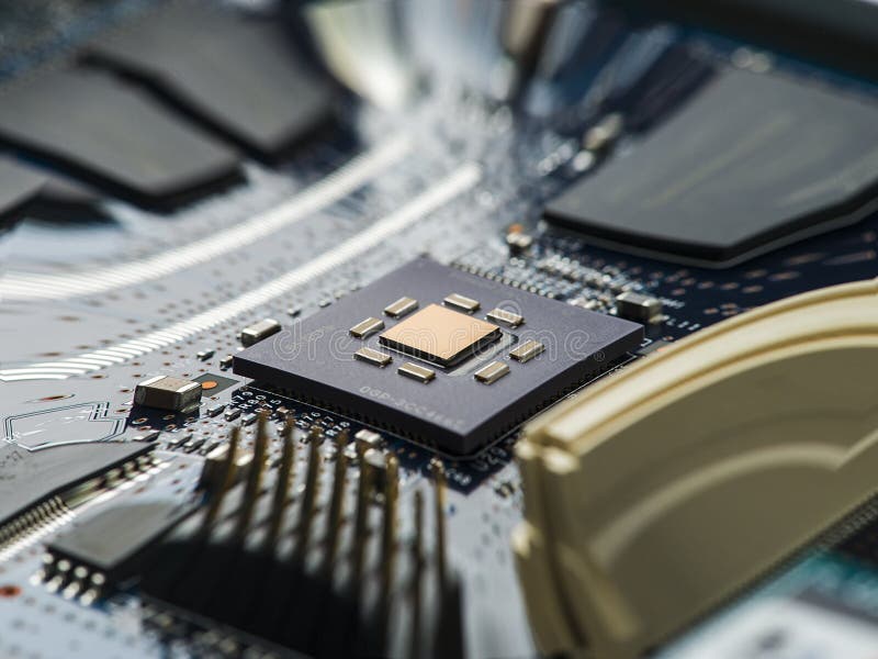 High Tech Circuit Board stock photo. Image of energy - 163453762