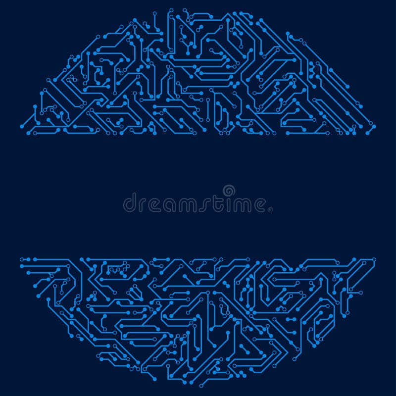 High-tech Circuit Board Vector Illustration. Stock Vector ...