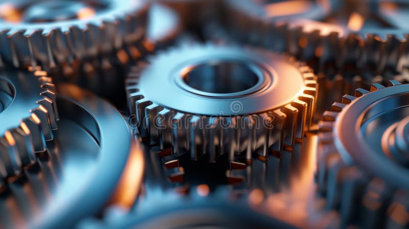 Gears stock photo. Image of gear, equipment, bronze, rotating - 7473354
