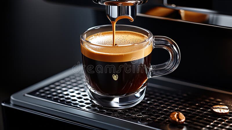 High-tech Coffee Brewing Process Visualized Stock Photo - Image of ...