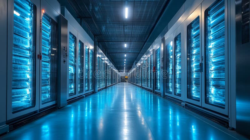 High Tech Cold Storage Facility for Perishable Goods in a Logistics ...