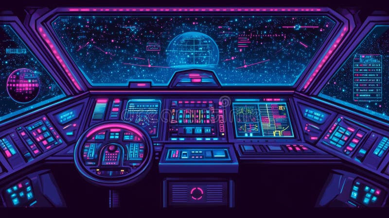 A High-tech Command Center Featuring Cutting-edge Technology and ...