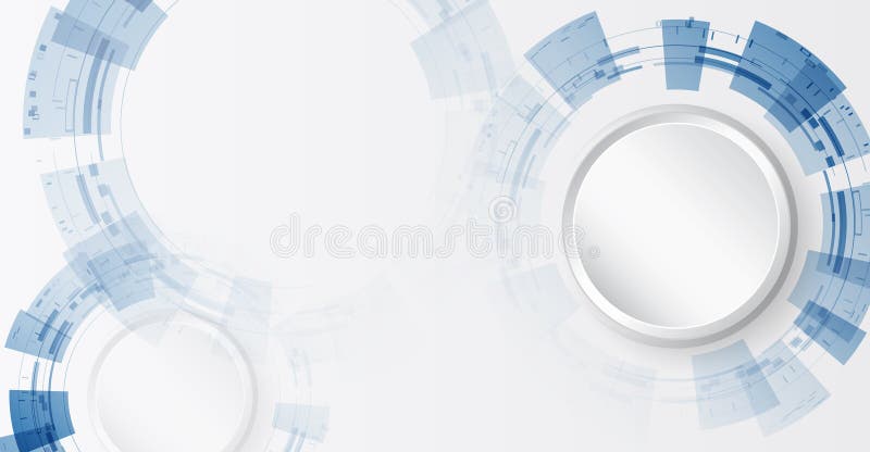 High-tech Communication Design for Presentation or Banner. Abstract ...