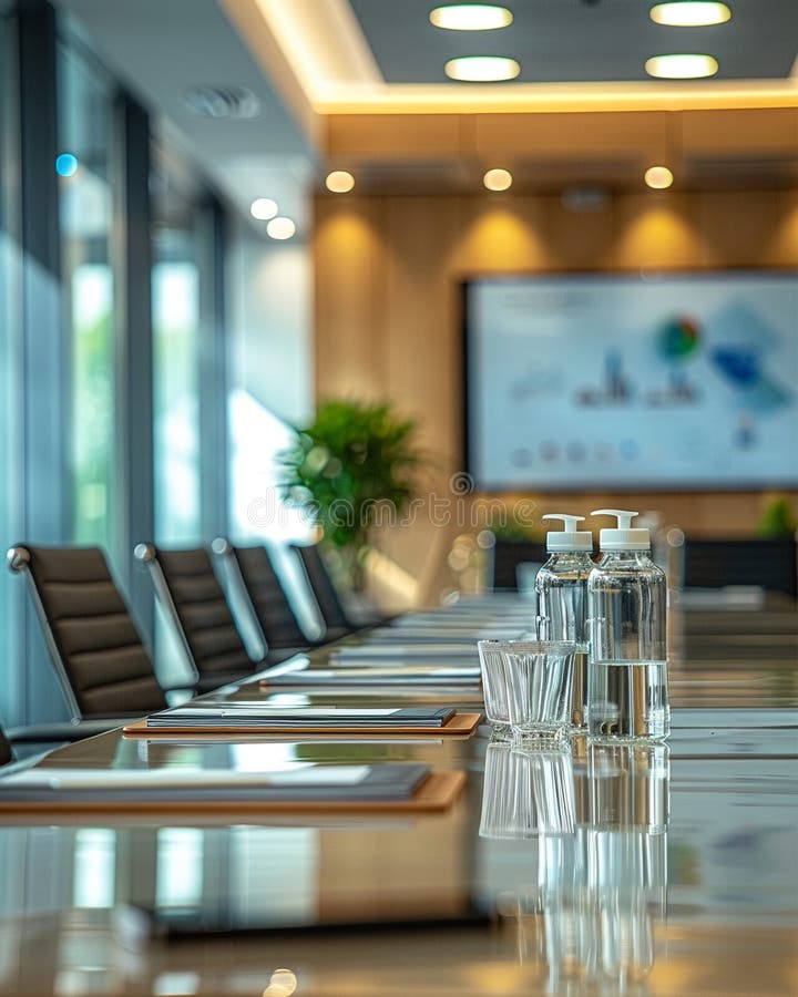 High-tech Conference Room with a Focus on Medical Sustainability ...