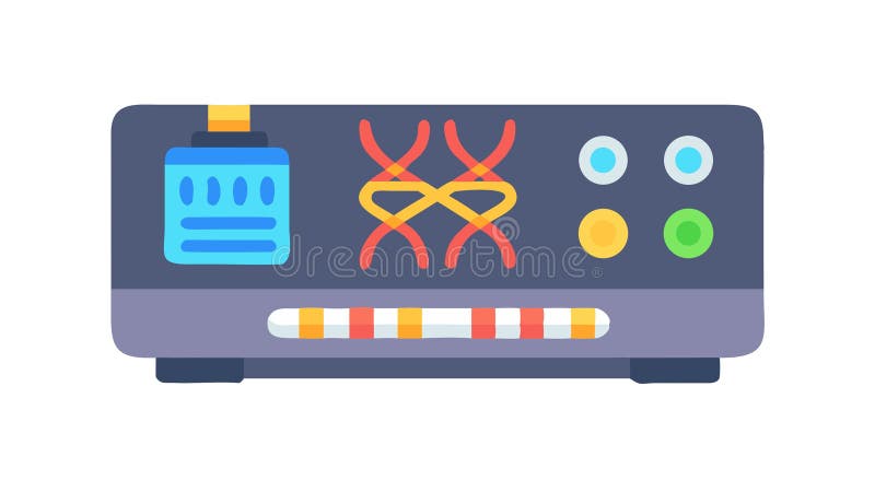 High Tech Control Panel with Switches and Dials for User Interface, Vector Design Generative AI ...