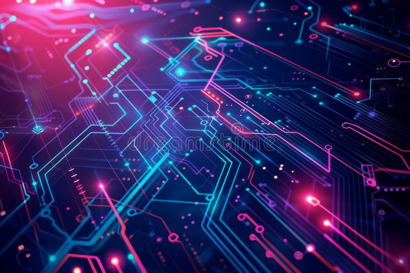 High-tech Control Room with Digital Screens Displaying Global Data ...