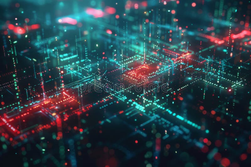 High-tech Control Room with Digital Screens Displaying Global Data ...