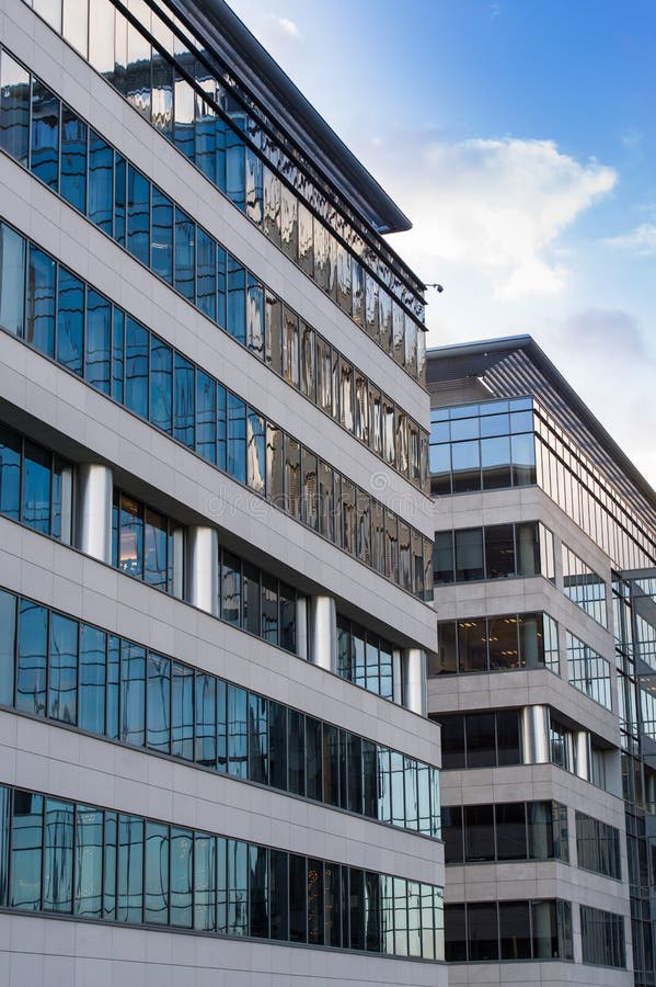 High Tech Corporate Office Building Stock Photo - Image of downtown ...