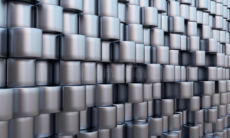 High tech cube stock illustration. Illustration of steel - 64428226