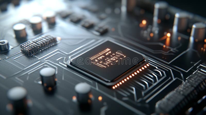 High-tech Cybersecurity Concept Highlighting Complexity and Chaos ...