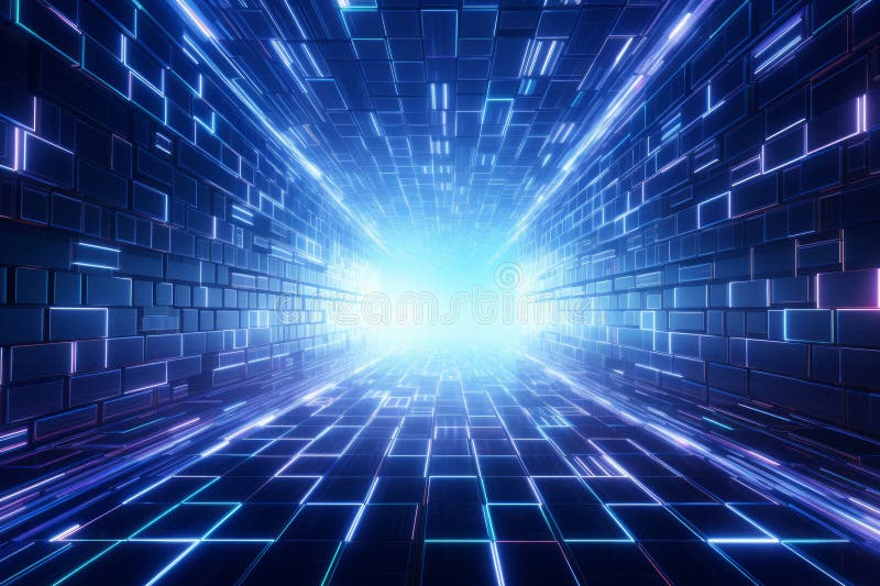 High Tech Space Station Floating Above Earth. Space Ship in the Outer ...