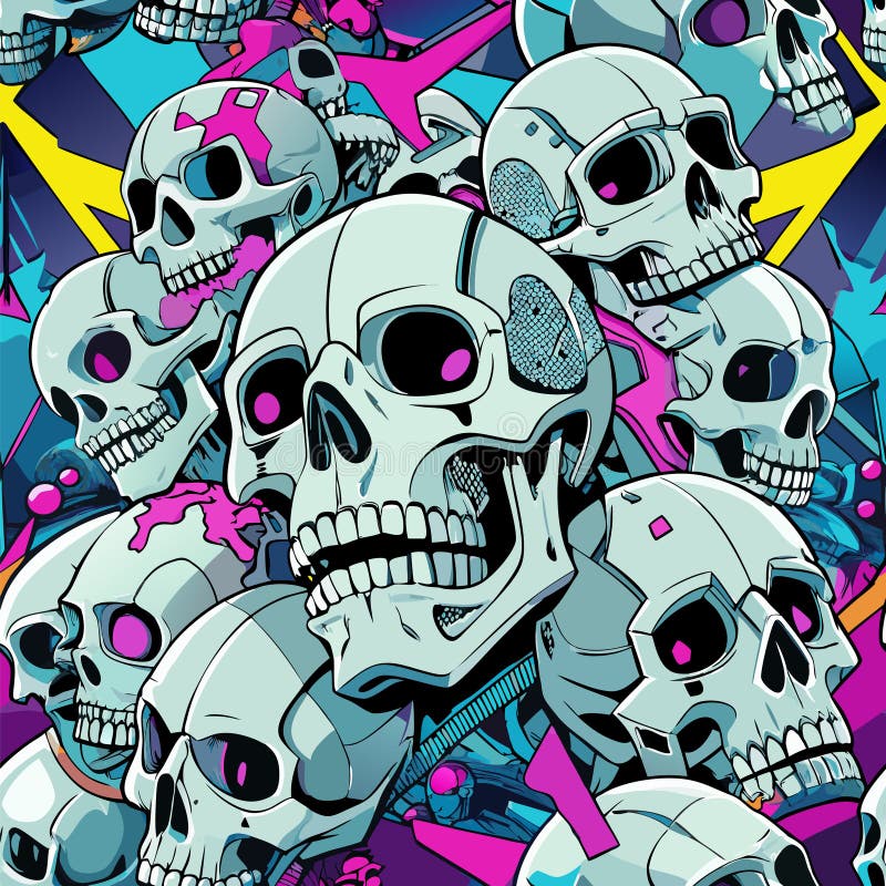 Tech Skulls Stock Illustrations – 18 Tech Skulls Stock Illustrations ...