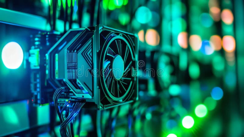 High-tech Data Center Technology is on Full Display in this Closeup of ...