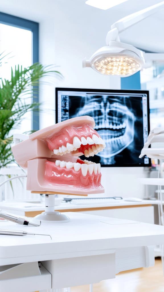 High-tech Dental Office Featuring Interactive Tools and Display for ...