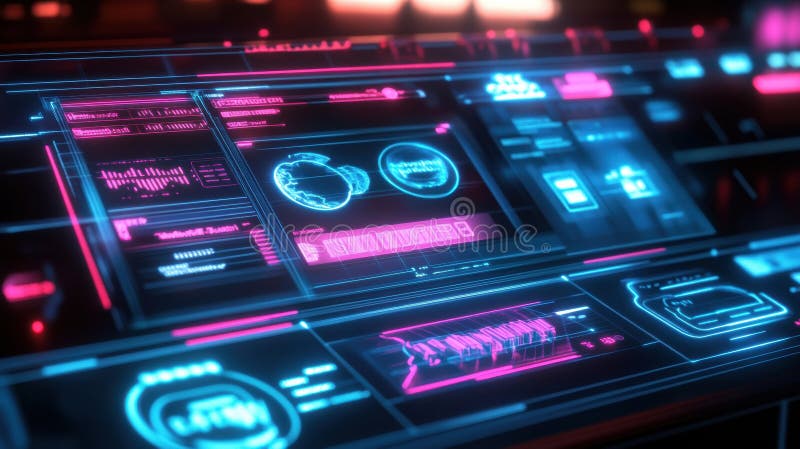 High-tech Digital Assistant Interface Taking Grocery Order through ...