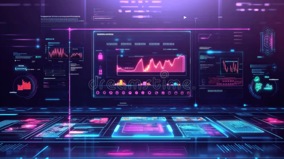 High-tech Digital Assistant Interface Taking a Grocery Order through ...