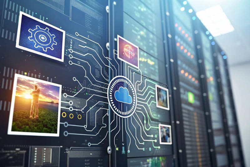 A High-tech Digital Background with Abstract Lines, Neural Networks ...