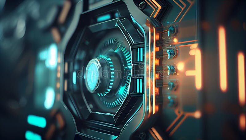 High Tech Digital Background Wallpaper Stock Illustration ...