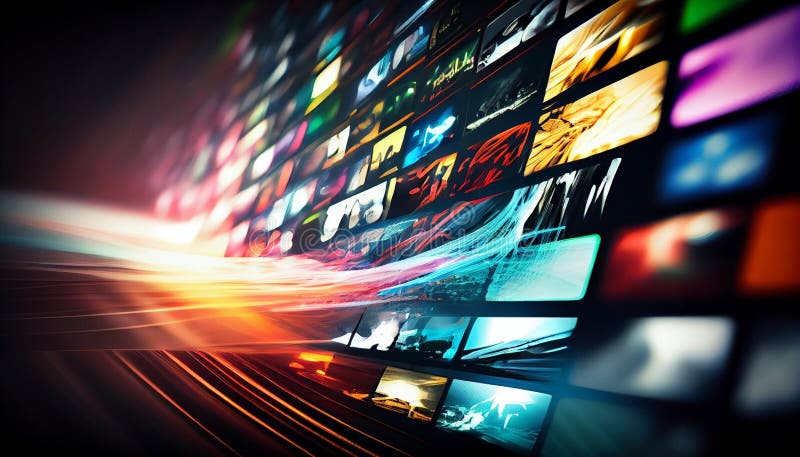 High Tech Digital Background Wallpaper Stock Illustration ...