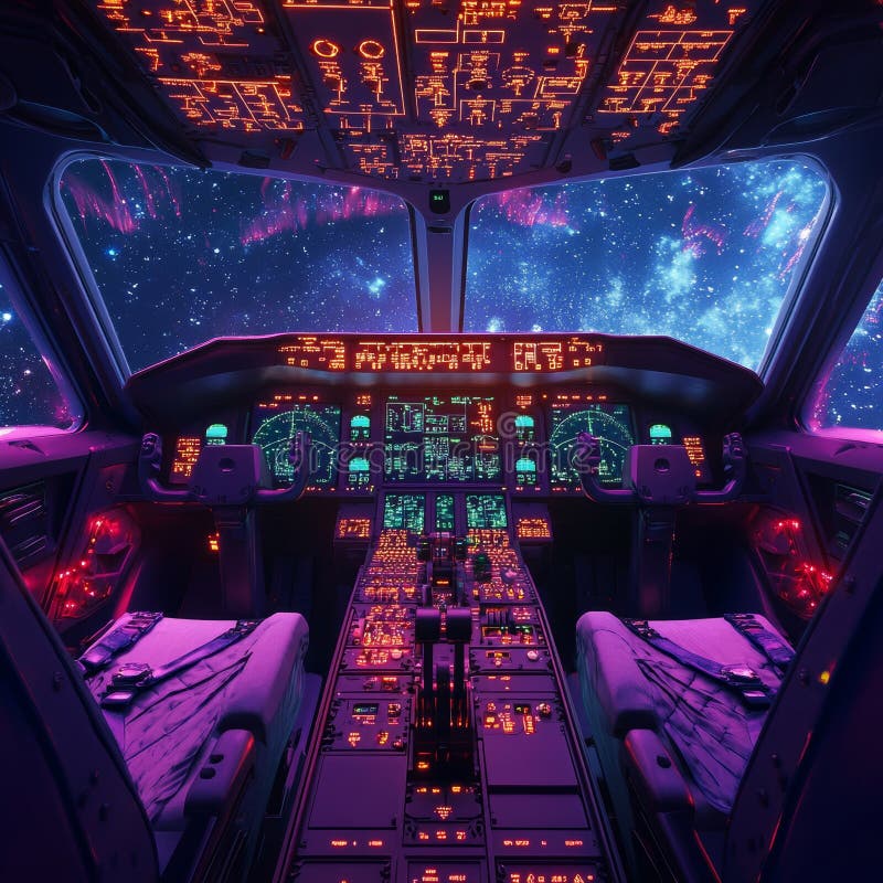 High-tech Digital Cockpit in Airplanes with Advanced Avionics and ...