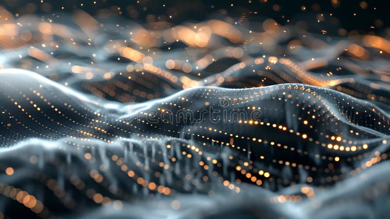 High-tech Globe with Geospatial Data Visualization Stock Illustration ...