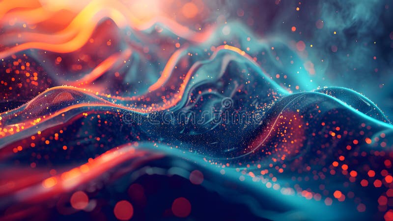 High-tech Globe with Geospatial Data Visualization Stock Illustration ...