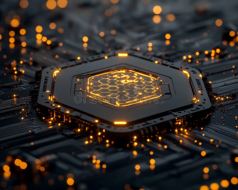 A High-tech Digital Interface Design Featuring a Deep Dark Gradient ...