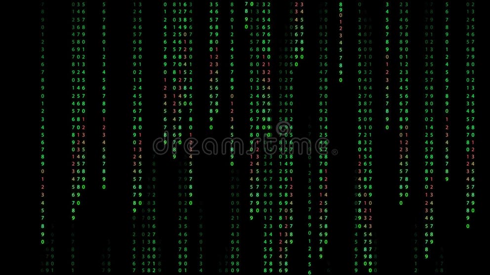Matrix Binary Rain Stock Illustrations – 915 Matrix Binary Rain Stock ...