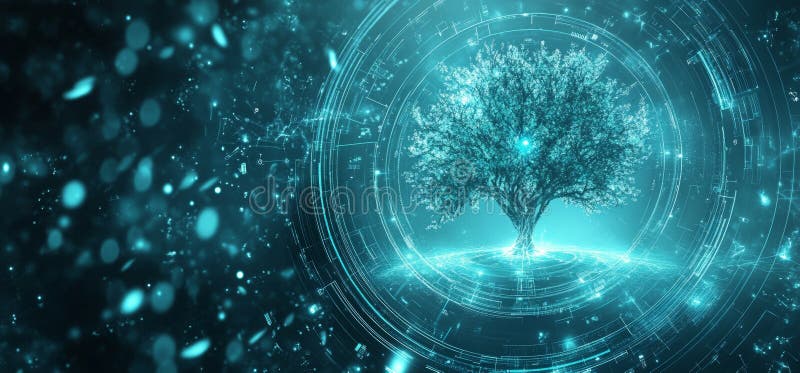 A High-tech Digital Setting Exhibiting a Tree Interfaced with ...