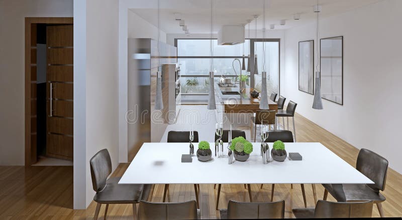 High-tech dining trend stock photo. Image of built, glossy - 59220630