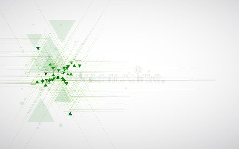 High Tech Eco Green Infinity Computer Technology Concept Background ...