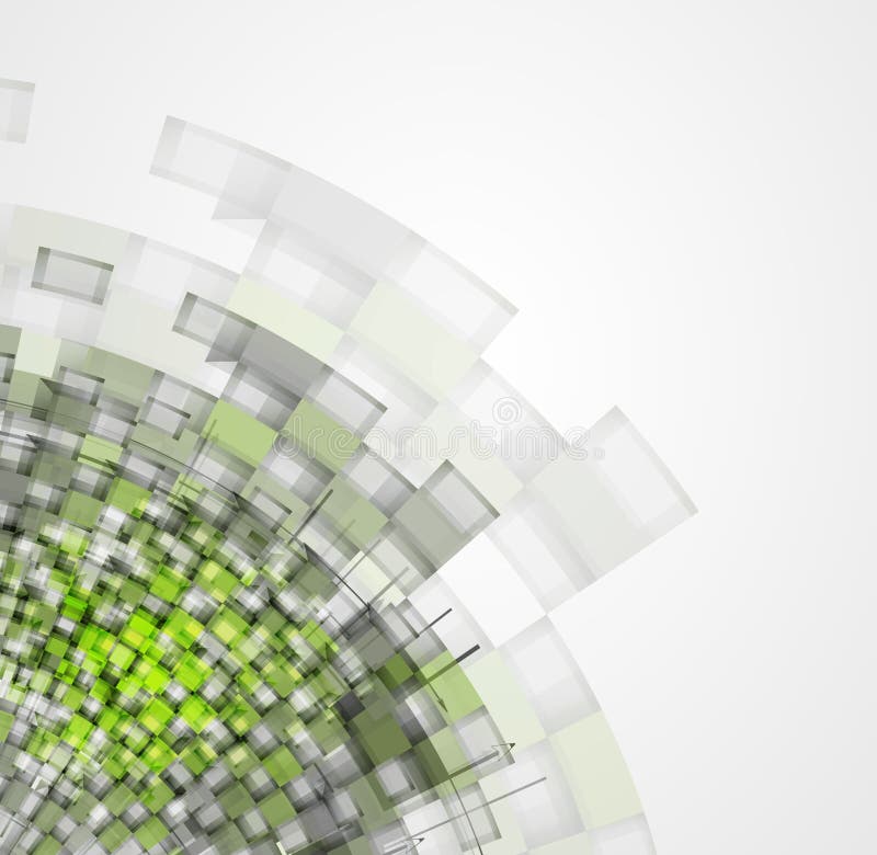 High Tech Eco Green Infinity Computer Technology Concept Background ...