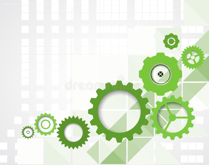 High Tech Eco Green Infinity Computer Technology Concept Background ...