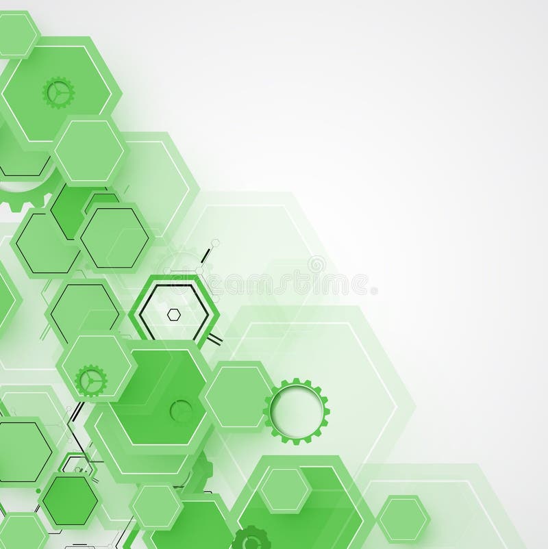 High Tech Eco Green Infinity Computer Technology Concept Background ...