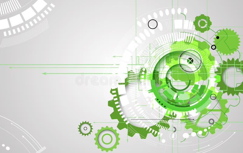 High Tech Eco Green Infinity Computer Technology Concept Background ... High Tech Eco Green Infinity Computer Technology Concept Background ...