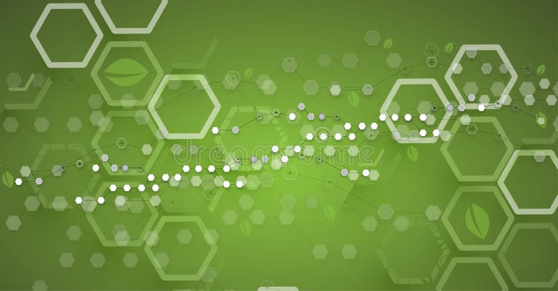 High Tech Eco Green Infinity Computer Technology Concept Background ...