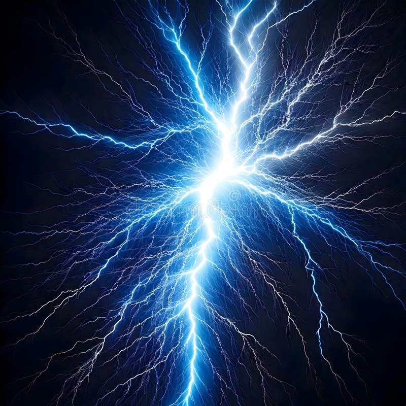 High-Tech Electric Arc stock illustration. Illustration of energy ...