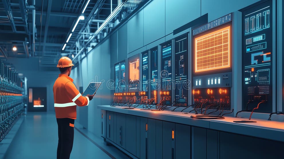 High-Tech Electrical Installation - Advanced Systems and Modern ...