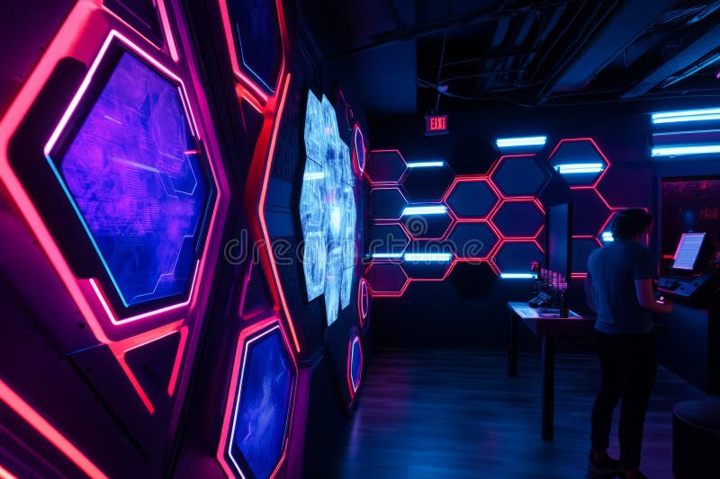A High-tech Escape Room Where Players Solve Puzzles on Interactive ...
