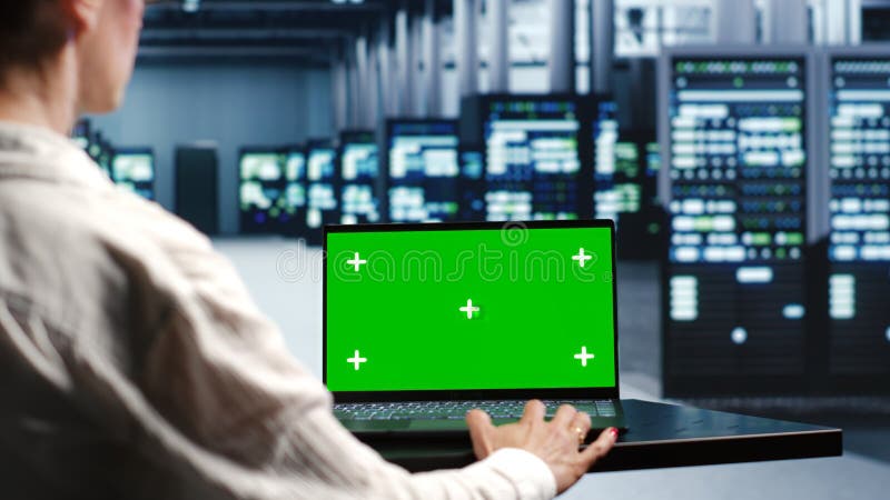 High Tech Establishment with AI Servers Stock Image - Image of ...