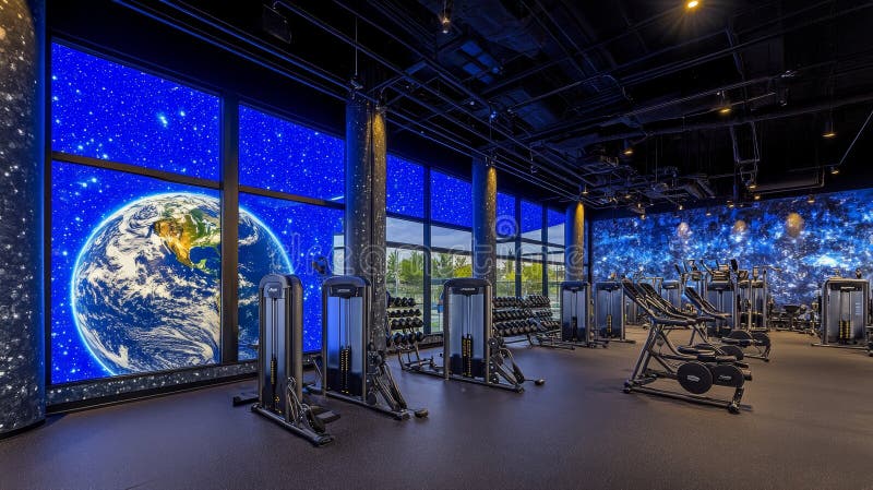 A High-tech Exercise Area Boasting Virtual Coaches and Immersive ...