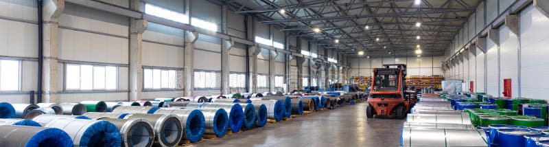 High Tech Fabrication, Modern Factory Stock Image - Image of ...