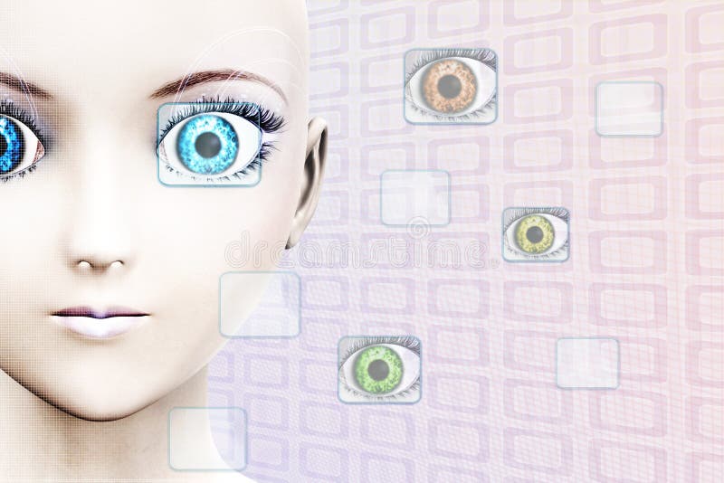 Digital Technology Face Stock Illustrations – 42,373 Digital Technology ...