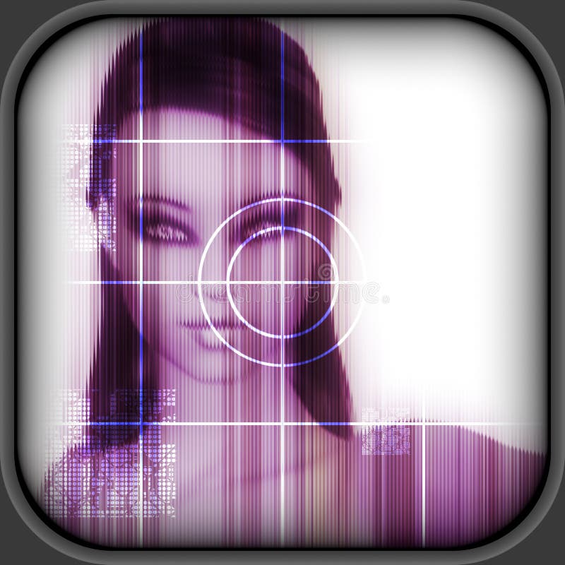 High-tech face technology stock illustration. Illustration of brother ...