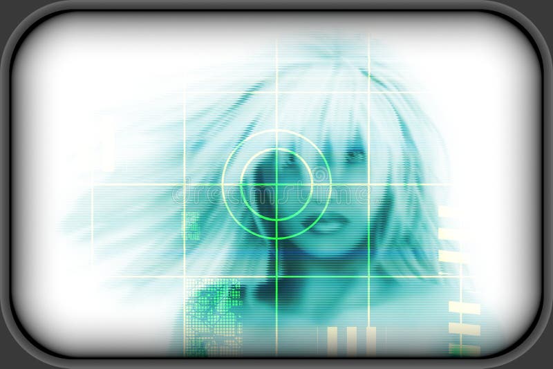 High-tech face technology stock illustration. Illustration of brother ...