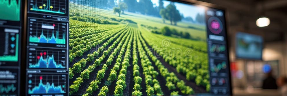 High-tech Farming: Agricultural Data and Analytics on Digital Screen ...