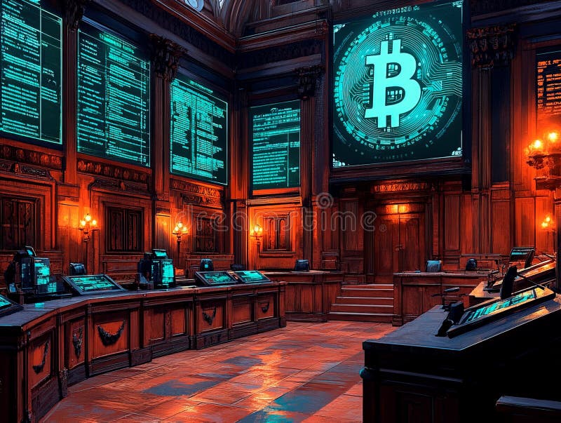 A High-tech, Finance-oriented Room with a Focus on Cryptocurrency ...