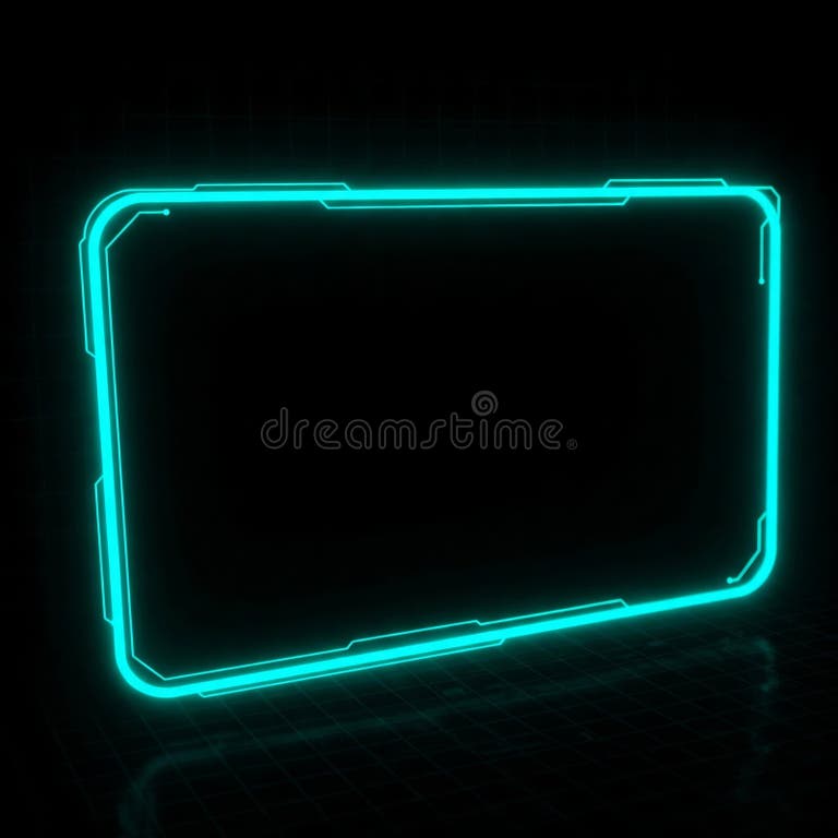 High-Tech Frame for Digital Interfaces Stock Illustration ...